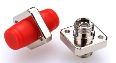 China Square Solid Metal Optical Fiber Adapter FC Upc To FC Upc Singlemode Multimode for sale