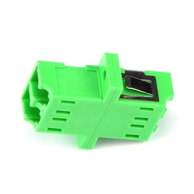 China Duplex Single Mode Fiber Optic Adapter LC APC To LC APC Connector Adapter With Flange for sale