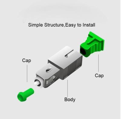 중국 금속 Sc APC 섬유 감축기 3dB 5dB 10dB FTTH 통신 판매용