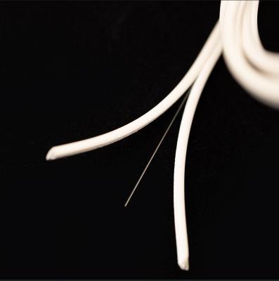 China GJXH FTTH Indoor Fiber Optic Cable Zipcord Bow Type Drop Cable for sale