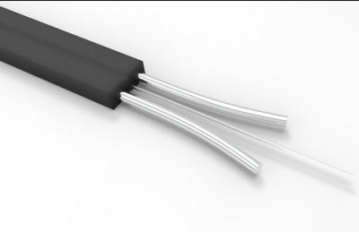 Cable FTTH à fibre optique intérieure à fermeture à glissière Cable à goutte à goutte de type arc GJXH GJXFH