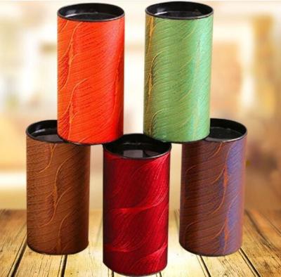 China Customized Printing Cylinder Paper Tube Cardboard Packaging Boxes Round Paper Tube With EVA Insert For Glass Test Tube W for sale