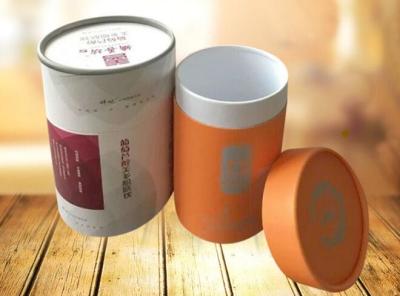 China Customized Printing Cylinder Paper Tube Cardboard Packaging Boxes Round Paper Tube With EVA Insert For Glass Test Tube W for sale