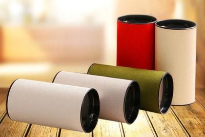 China Customized Printing Cylinder Paper Tube Cardboard Packaging Boxes Round Paper Tube With EVA Insert For Glass Test Tube W for sale