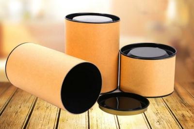 China Customized Printing Cylinder Paper Tube Cardboard Packaging Boxes Round Paper Tube With EVA Insert For Glass Test Tube W for sale