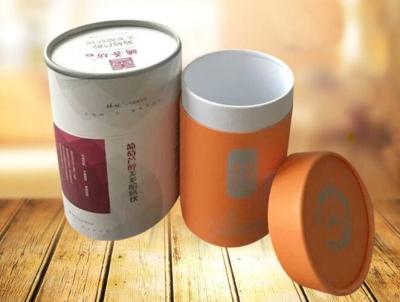 China Customized Printing Cylinder Paper Tube Cardboard Packaging Boxes Round Paper Tube With EVA Insert For Glass Test Tube W for sale