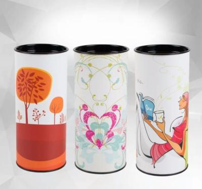 China Customized Printing Cylinder Paper Tube Cardboard Packaging Boxes Round Paper Tube With EVA Insert For Glass Test Tube W for sale