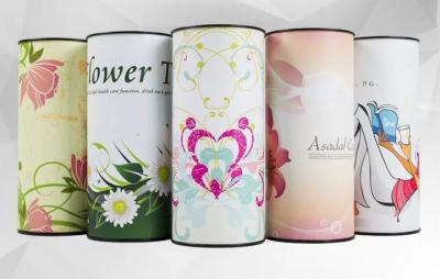 China Customized Printing Cylinder Paper Tube Cardboard Packaging Boxes Round Paper Tube With EVA Insert For Glass Test Tube W for sale