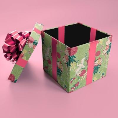 China Factory Luxury Square Rigid Candy Candle Jar Paper Christmas Gift Packaging Box for sale