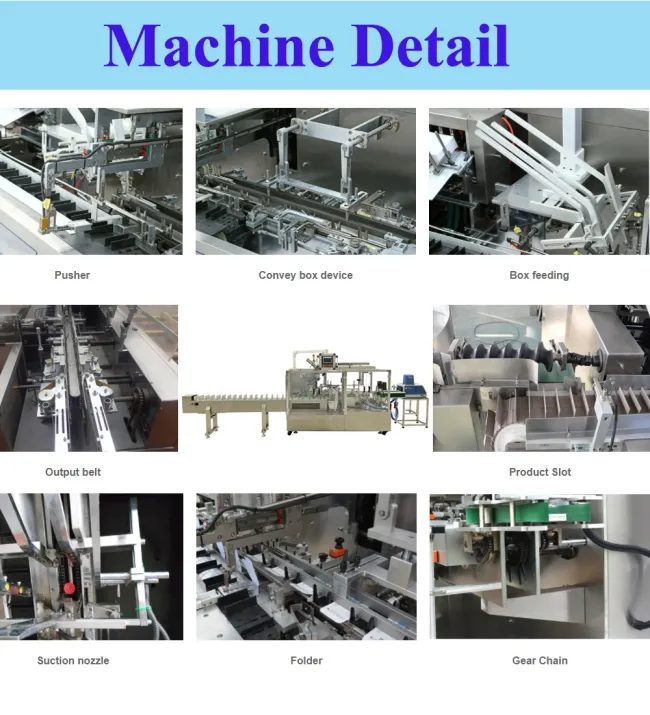 Fully Automatic Horizontal Mask Carton Box Packing/Packaging Machine/Packaging Machinery/Cartoning Machine