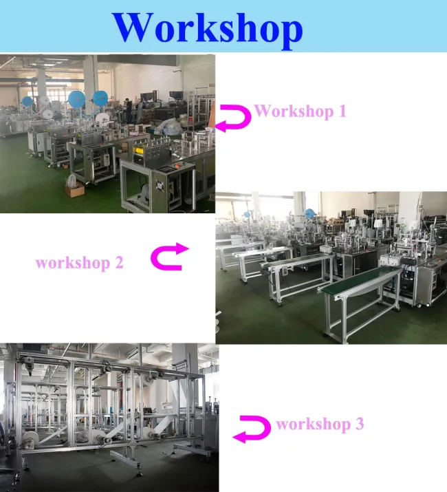 Fully Automatic Children Mask Making Machine with Earloop Welding Machine