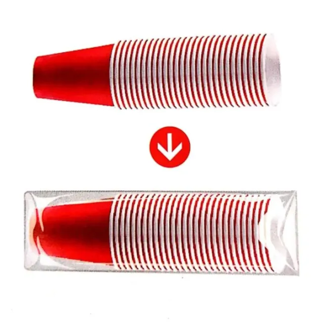 Macchina eliminabile automatica piena dell'anello di guarnizione carta/della plastica