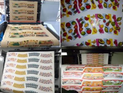 China 1color Roll Paper Sticker Label Flexo Printing Machine Use IR Dryer And  Ink Solvent en venta