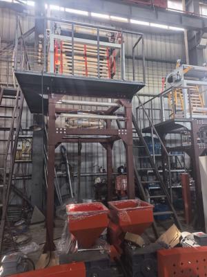 China PLC Touch Screen Control System Polyethylene Film Extruder Equipment With 80-180mm Die Head for sale