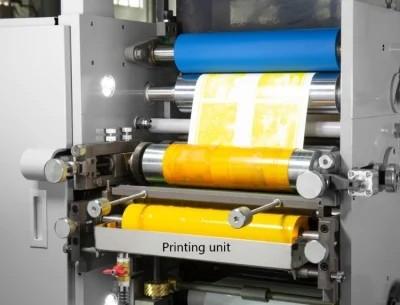 High Speed 4-Color Flexo Label Printing Machine#Narrow Web Flexographic Label Printing Machine 220V 380V