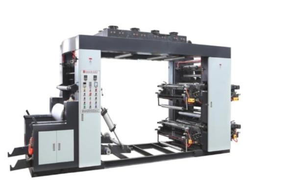 High-Speed 4-Color Flexo Printing Machine for Paper Bags#Roll To Roll Paper Flexo Printing Machine 60m/Min 4 Colors
