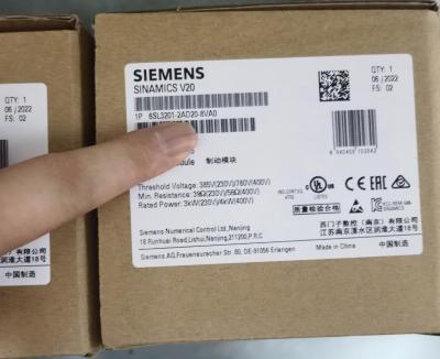 Cina 6SL3201-2AD20-8VA0 Siemens PLC V02 BREMSMODUL 400V/230V SINAMICS V20 Modulo di frenatura in vendita