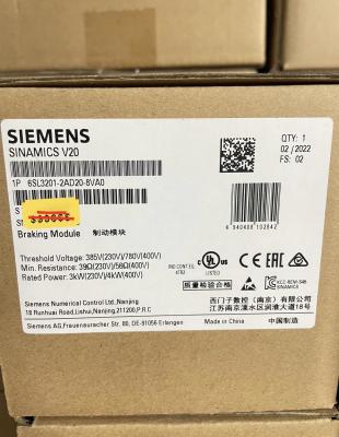 Cina 6SL3201-2AD20-8VA0 Siemens PLC V02 BREMSMODUL 400V/230V SINAMICS V20 Modulo di frenatura in vendita