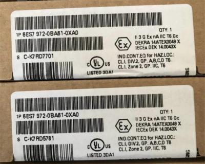 China 6ES7972-0BA61-0XA0 Siemens SIMATIC DP aansluiting voor PROFIBUS Original Brand New Te koop