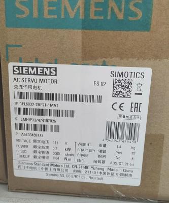 Cina 1FL6032-2AF21-1MA1 Siemens SIMOTICS S-1FL6 SH30 230V Fornitore di alimentazione per SIMOTICS S-1FL6 in vendita