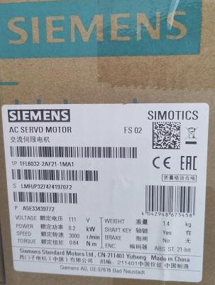 Cina 1FL6032-2AF21-1MA1 Siemens SIMOTICS S-1FL6 SH30 230V Fornitore di alimentazione per SIMOTICS S-1FL6 in vendita