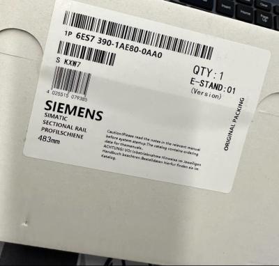中国 6ES7390-1AE80-0AA0 シメンス SIMATIC S7-300 設置レール 長さ: 482.6mm 原産 PLC 製品 販売のため