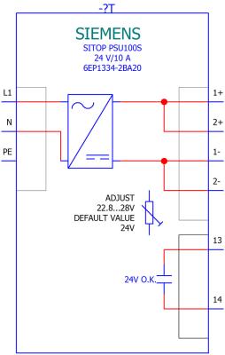 Cina 6EP1334-2BA20 Siemens SITOP PSU100S 24V 10A alimentazione stabilizzata inviare richiesta in vendita