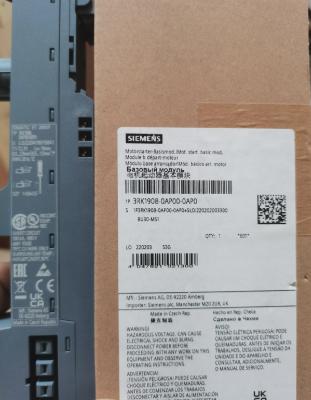 Cina 3RK1908-0AP00-0DP0 Siemens Base Unit (BU30-MS4) per i prodotti PLC ET 200SP Motor Starter in vendita