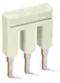 Cina WAGO TOPJOB Ferrovie Montaggio Terminal Blocchi Continuo Jumper 2/3/4/5/10 Pins Isolamento Grigio chiaro in vendita