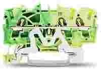 China WAGO Din Rail Mounted Terminal Blocks For Multi Layer Electrical Installation for sale