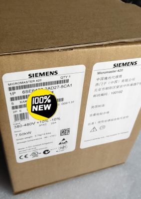 Cina Original PLC 6SE6420-2AD27-5CA1 SIEMENS MICROMASTER 420/440: Frame Size C With Status Operator Panel in vendita