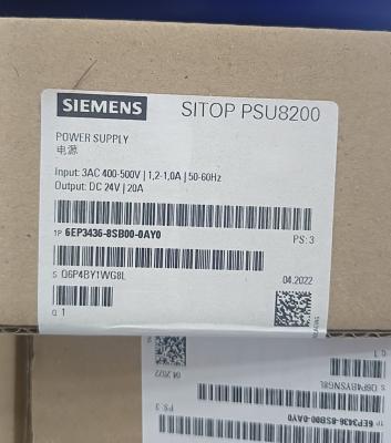 Cina SIEMENS 6EP3436-8SB00-0AY0 PLC SITOP PSU8200 24 V/20 A Stable Power Input: 3 AC 400-500 V Output: 24 V DC/20 A in vendita