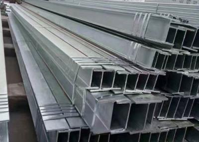China Galvanized H beams with holes for building for sale