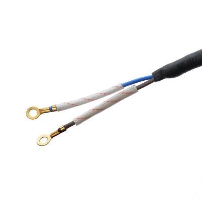 China 10A/250V PSE 2Pin Plug Power Cord 4.8mm Terminal Branco SNI com Longo Duração de Oxigênio Livre Barred Stranded Copper à venda