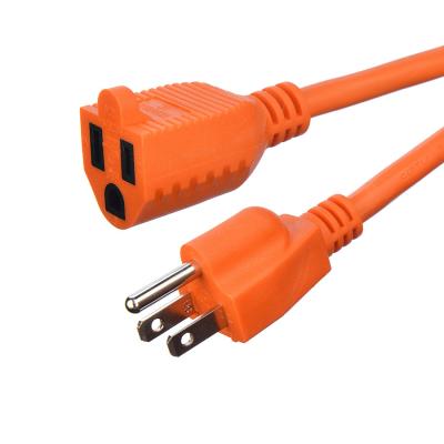 中国 3ピン 3X16Awg オレンジ アメリカンスタンダード ETL 電気ケトル用重用延長コード 導体 裸で固定されたコッパー 販売のため