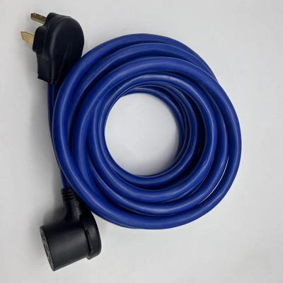 China ETL Heavy Duty RV Extension Cord 30Amp 10-30P to 10-30R Cable 10AWG/3 STW 25FT for Generator Dryer and Trailer Camper for sale