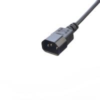 China Bared Stranded Copper Conductor Material C13 to C14 AC Power Cords Extension Socket for PDU Computer UPS Server for sale