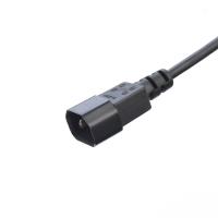 China Bared Stranded Copper Conductor Material C13 to C14 AC Power Cords Extension Socket for PDU Computer UPS Server for sale