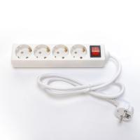 China Customized Power Socket Power Strip with Independent Switch 4 Outlets for sale