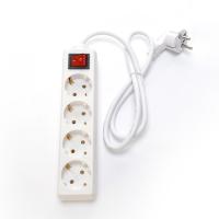 China Customized Power Socket Power Strip with Independent Switch 4 Outlets for sale