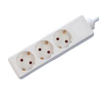 China Customized Power Socket Power Strip with Independent Switch 4 Outlets for sale