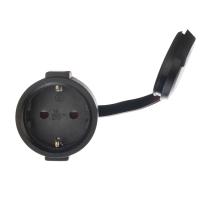 China EU 2 Poles Socket Female End Type Oxygen Free Bared Stranded Copper Conductor Material Distributed Outlet Extension Cable for sale