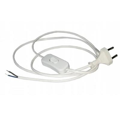 중국 2.5A 가등 전류 백색 보일러 플러그 전원 케이블과 산소 없는 비린 스트랜드 구리 선도자 판매용
