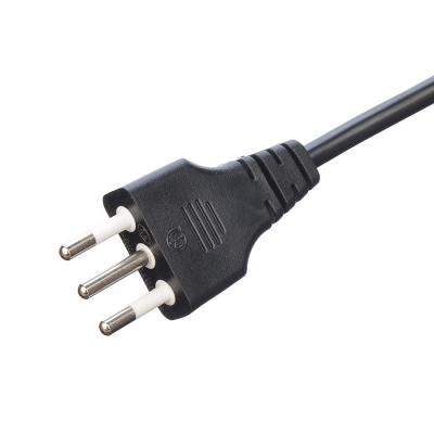 China 3 Pin 16A Plug C13 Connector Black Italia Standard Extension Cord Leads IMQ Power Cord Italian Power Cable for Grounding for sale