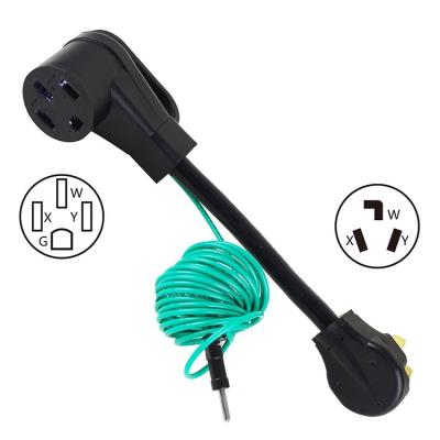 China 1FT Nema 10-30P Man tot 14-50R Vrouwelijke droger adapter kabel 50 ampere STW 10-AWG Outlet Plug Power kabel met aarddraad Blauw Te koop