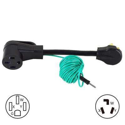 China 20A Nema 10-30P 14-50 6-50 6-30 14-30 P/R Female Dryer Adapter Cord 30/50 Amp STW 10-AWG Heavy Duty Outlet Plug RV Power Cord for sale