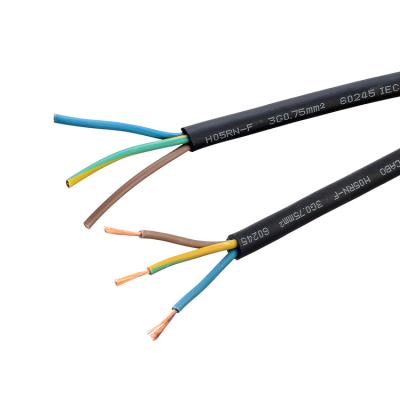 China Vde Waterproof Rubber Sheath Cable Flexible Insulated 3 Core 0.75 1.0 1.5 2.5mm for Cable Stator Pump Flexible and Durable for sale