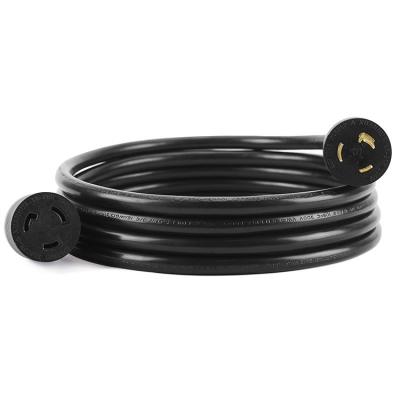 China Twist Lock L6-20P 20AMP Plug to NEMA 6-20R or 6-15R Receptacle ETL Listed 3FT Extension Cable Adapter Cord for Generators for sale