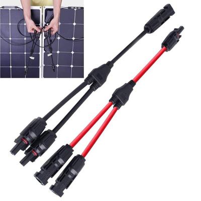 Cina H1Z2Z2-K Cable fotovoltaico solare connettore stratificato 6mm filo isolante connettore pannello solare Y ramificato cavo DC 1500V 6mm filo fotovoltaico in vendita
