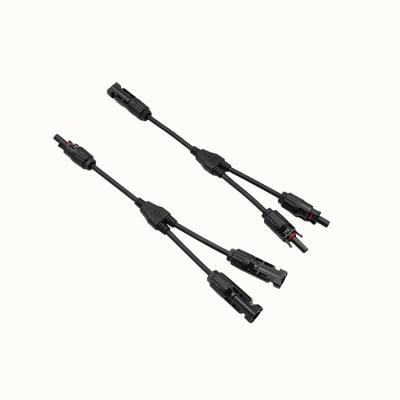 Cina H1Z2Z2-K Cable fotovoltaico solare connettore stratificato 6mm filo isolante connettore pannello solare Y ramificato cavo DC 1500V 6mm filo fotovoltaico in vendita